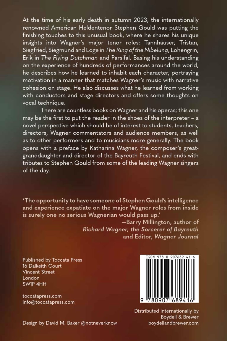 Performing Wagner: A Singer’s Perspective on the Major Tenor Roles ...